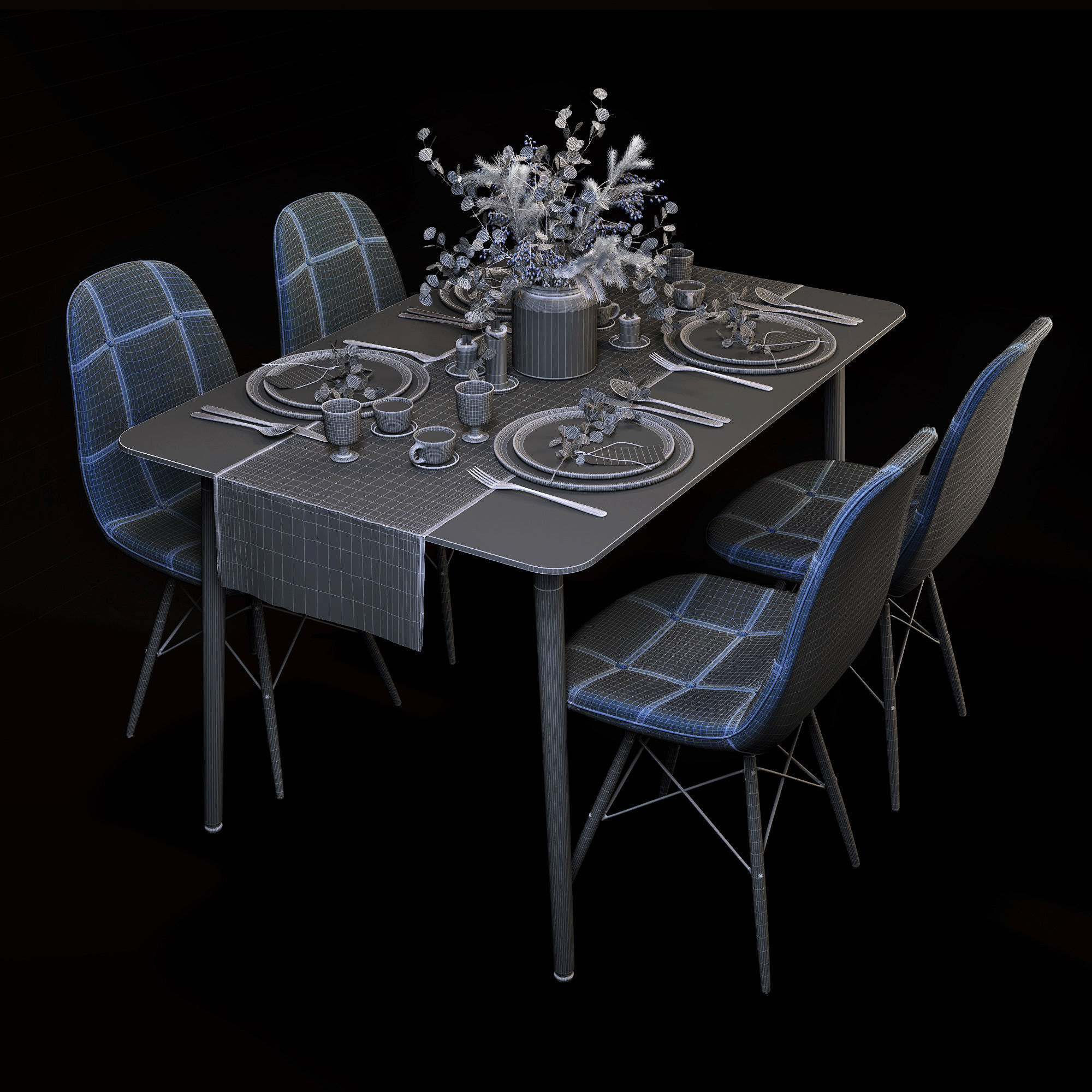 Dining Table 3D model | CGTrader