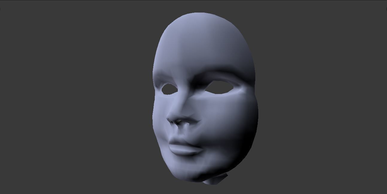just a face free 3D model | CGTrader