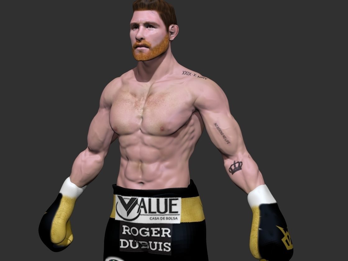 3D model Canelo Alvarez VR / AR / low-poly rigged animated | CGTrader