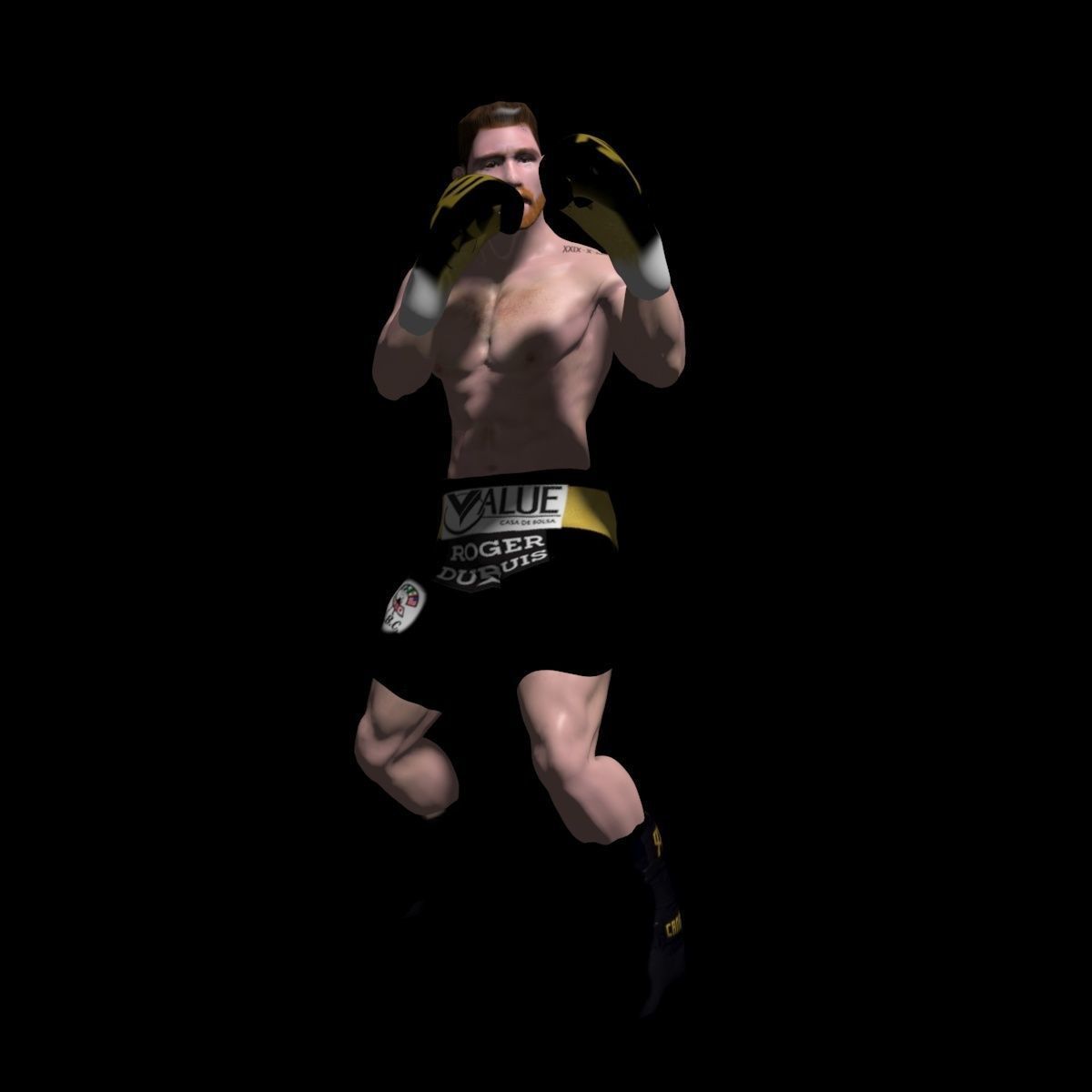 3D model Canelo Alvarez VR / AR / low-poly rigged animated | CGTrader