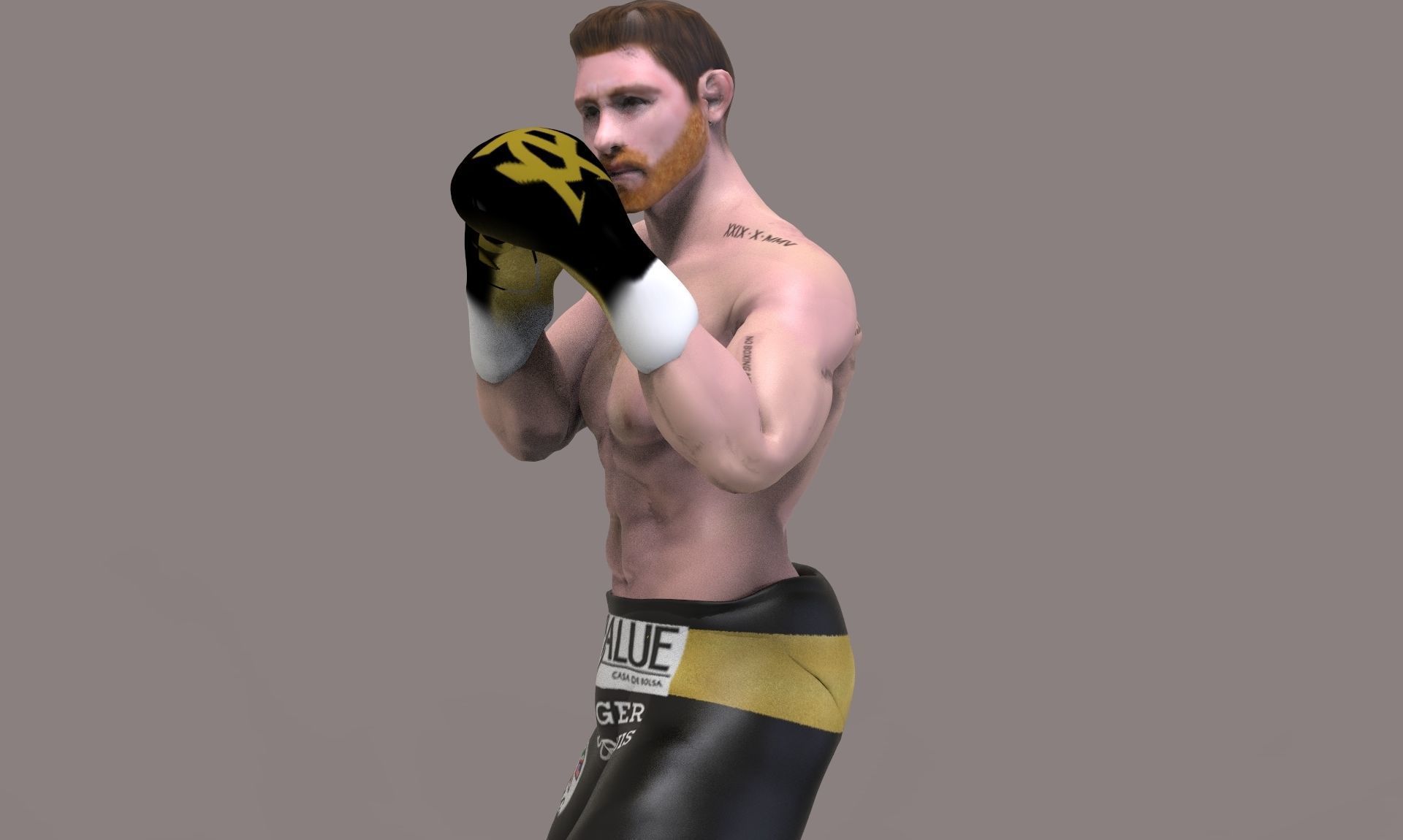 3D model Canelo Alvarez VR / AR / low-poly rigged animated | CGTrader