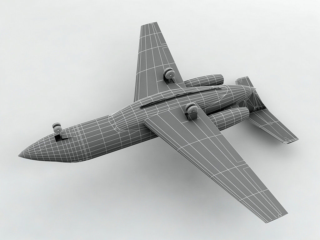 3D model Hawker 800XP Jet Aircraft VR / AR / low-poly | CGTrader