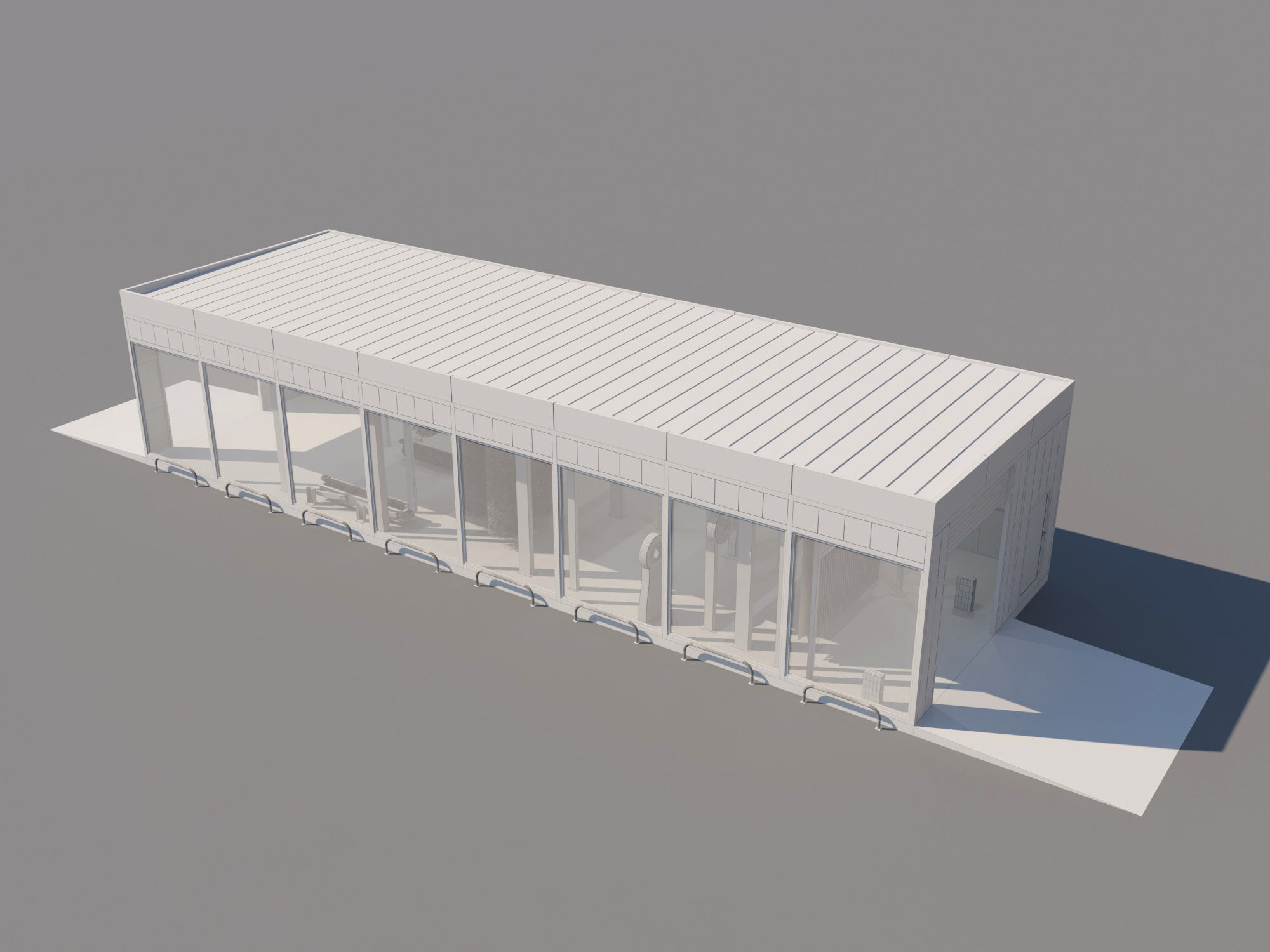 Tunnel Car Wash 3D model | CGTrader