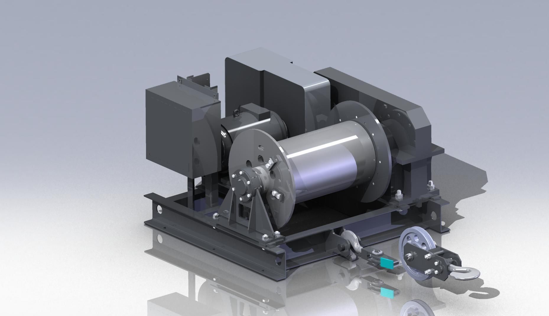 Pulling mechanism 3D | CGTrader