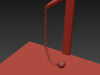 Wrecking Ball Breaking Chain free 3D model animated rigged | CGTrader