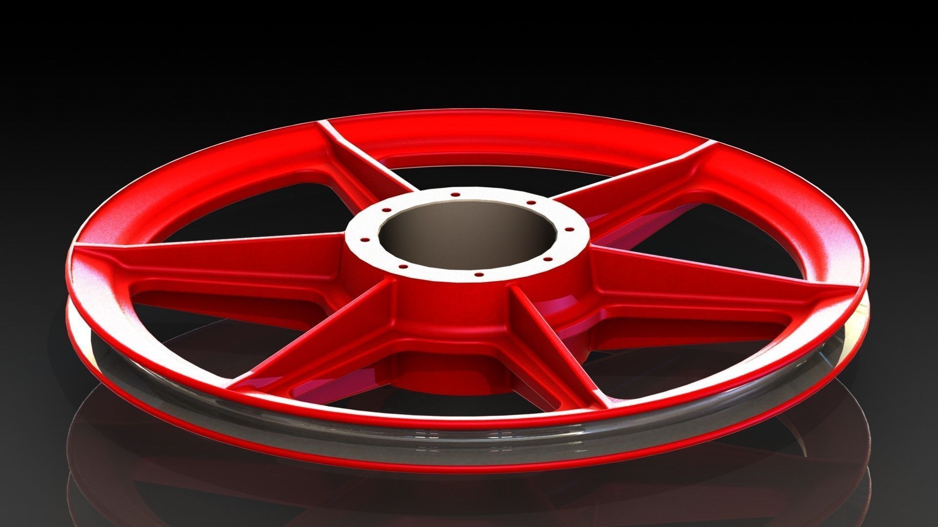 Block metal wheel free 3D model | CGTrader