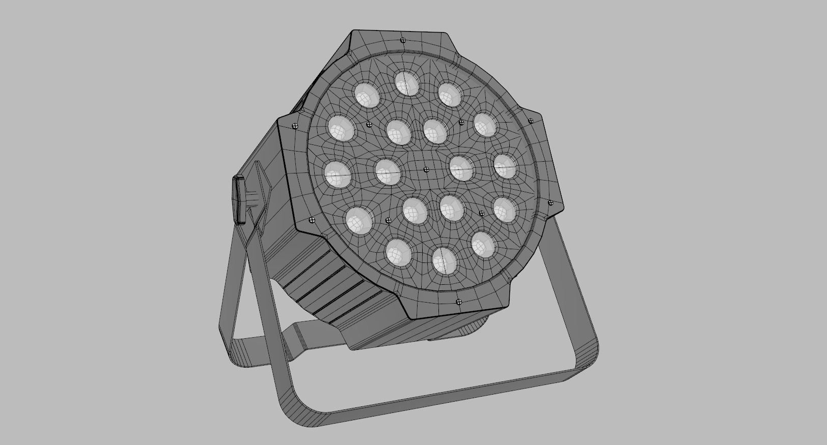 LED PAR Light Head 3D model | CGTrader