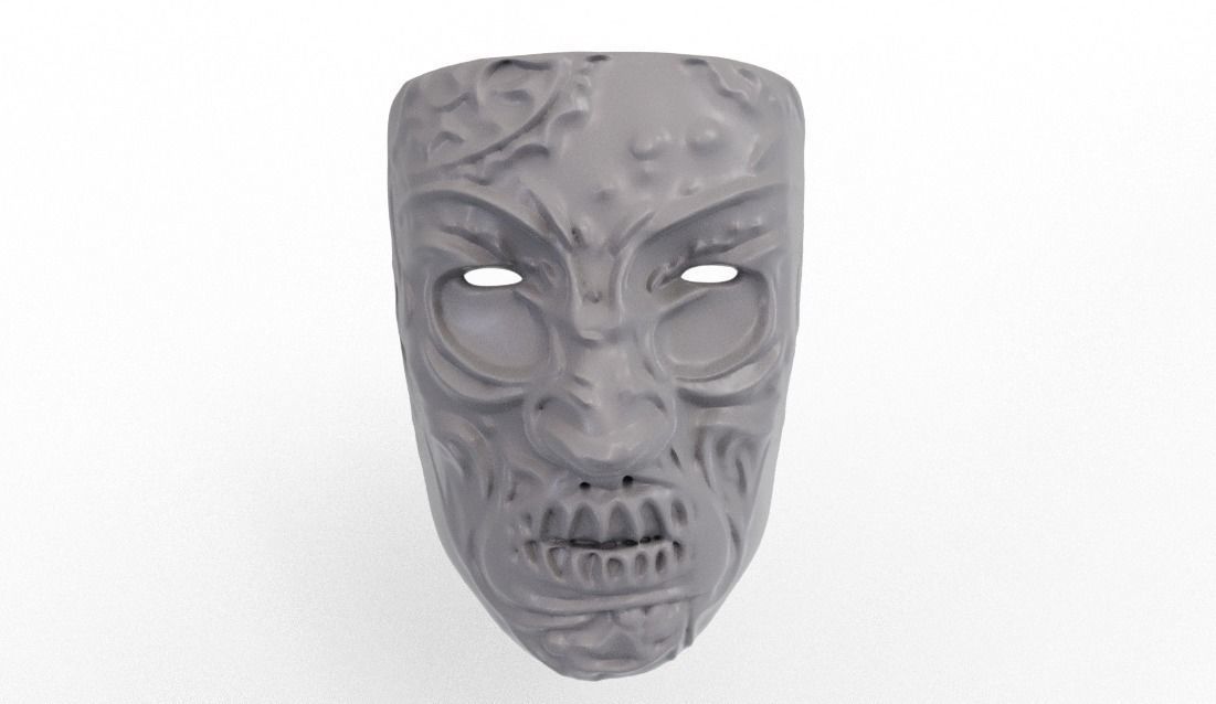Halloween Mask 3D model 3D printable | CGTrader