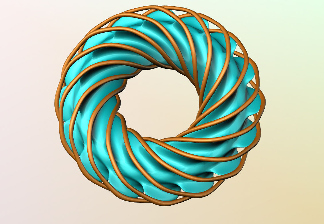 Composicion espiral 3D Model 3D printable .obj .3ds .stl .3dm ...
