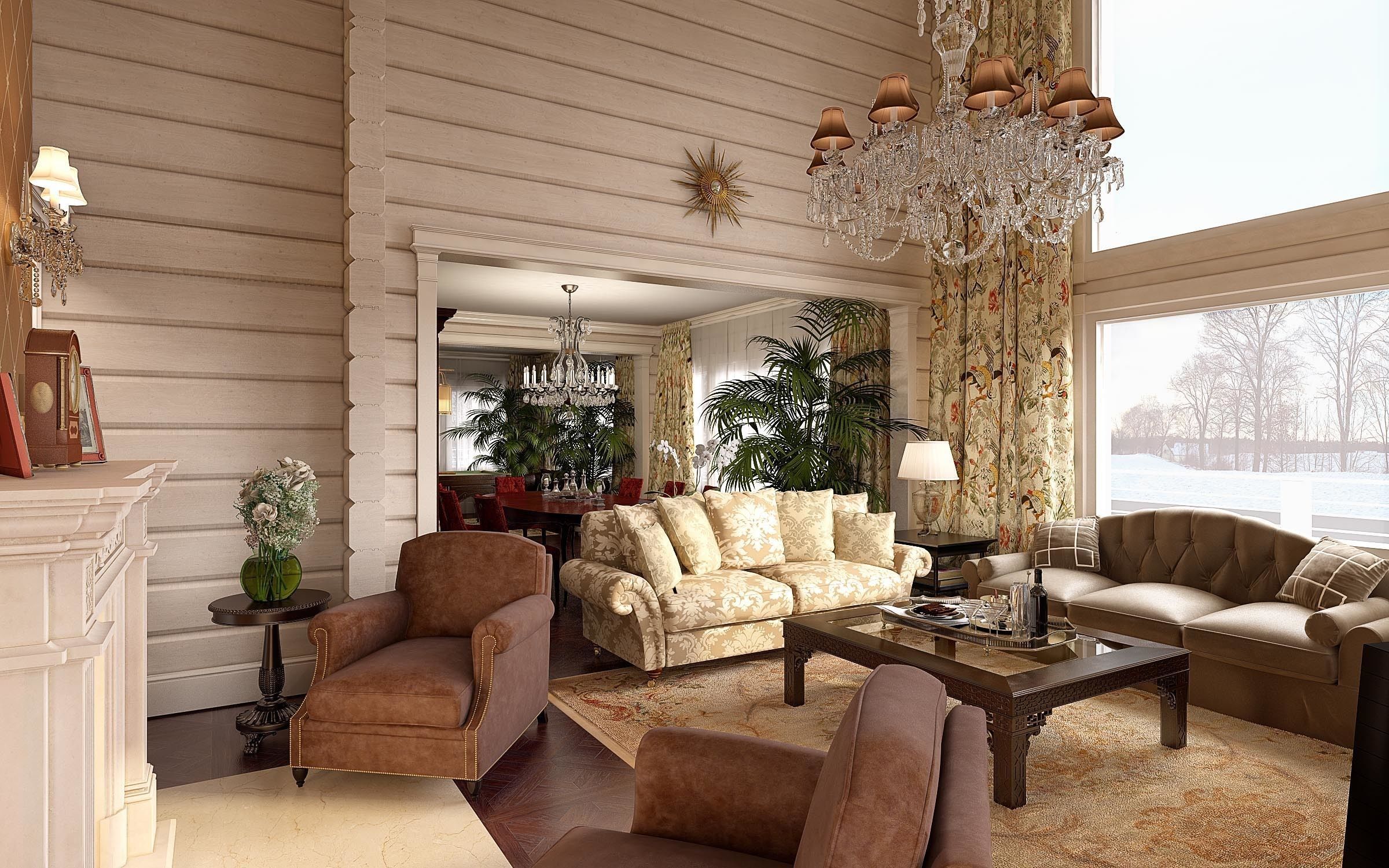 Big House Interior Scene 3D model | CGTrader