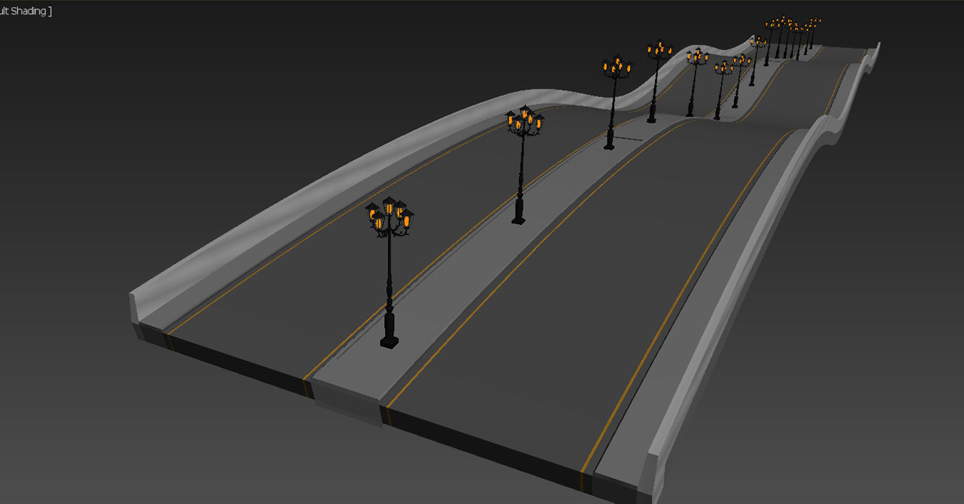 Highway Lamp Post 3D model | CGTrader