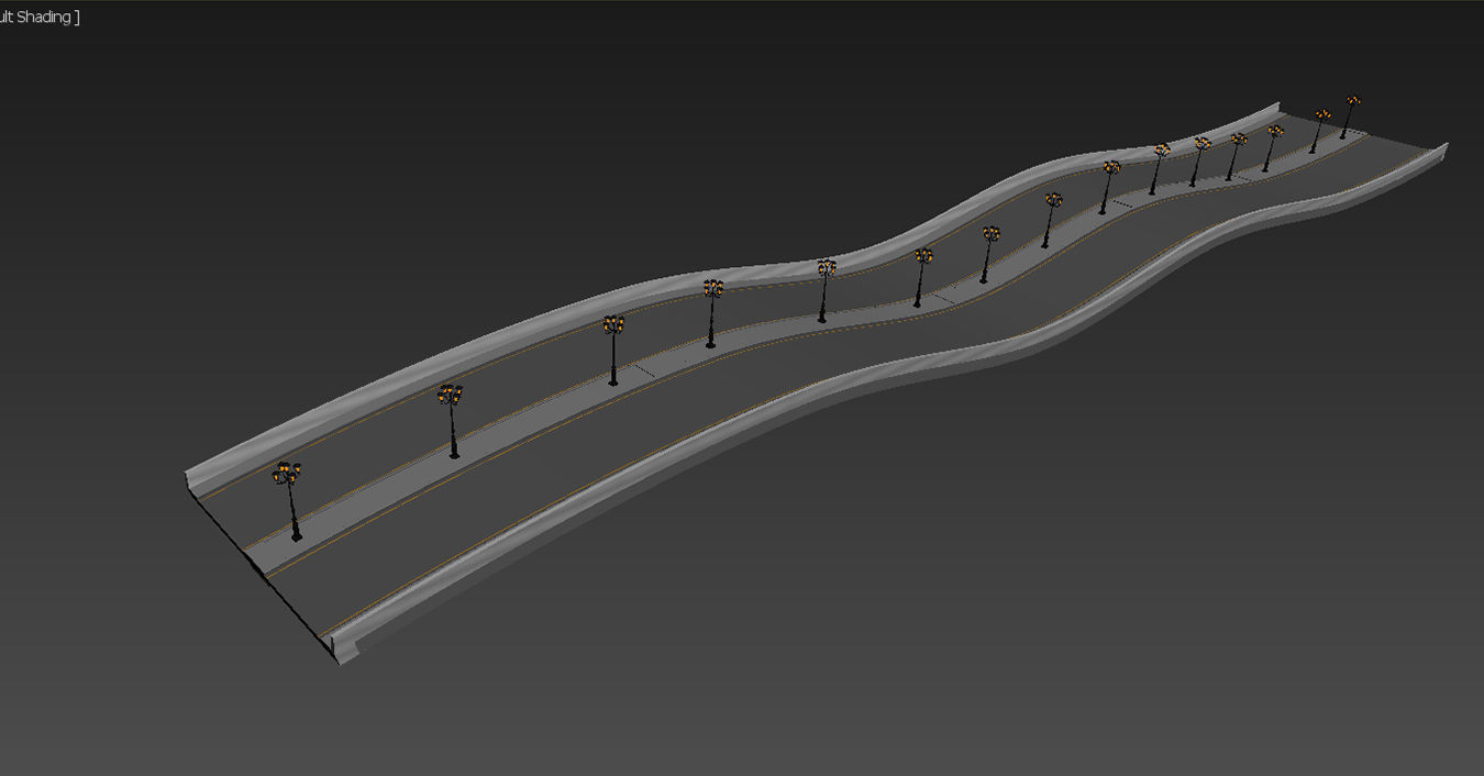 Highway Lamp Post 3D model | CGTrader