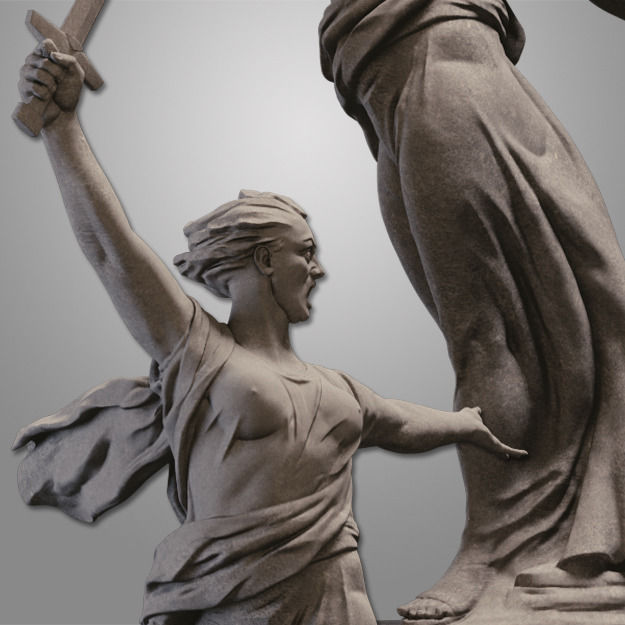 Rodina Mat Sculpture 3D model | CGTrader