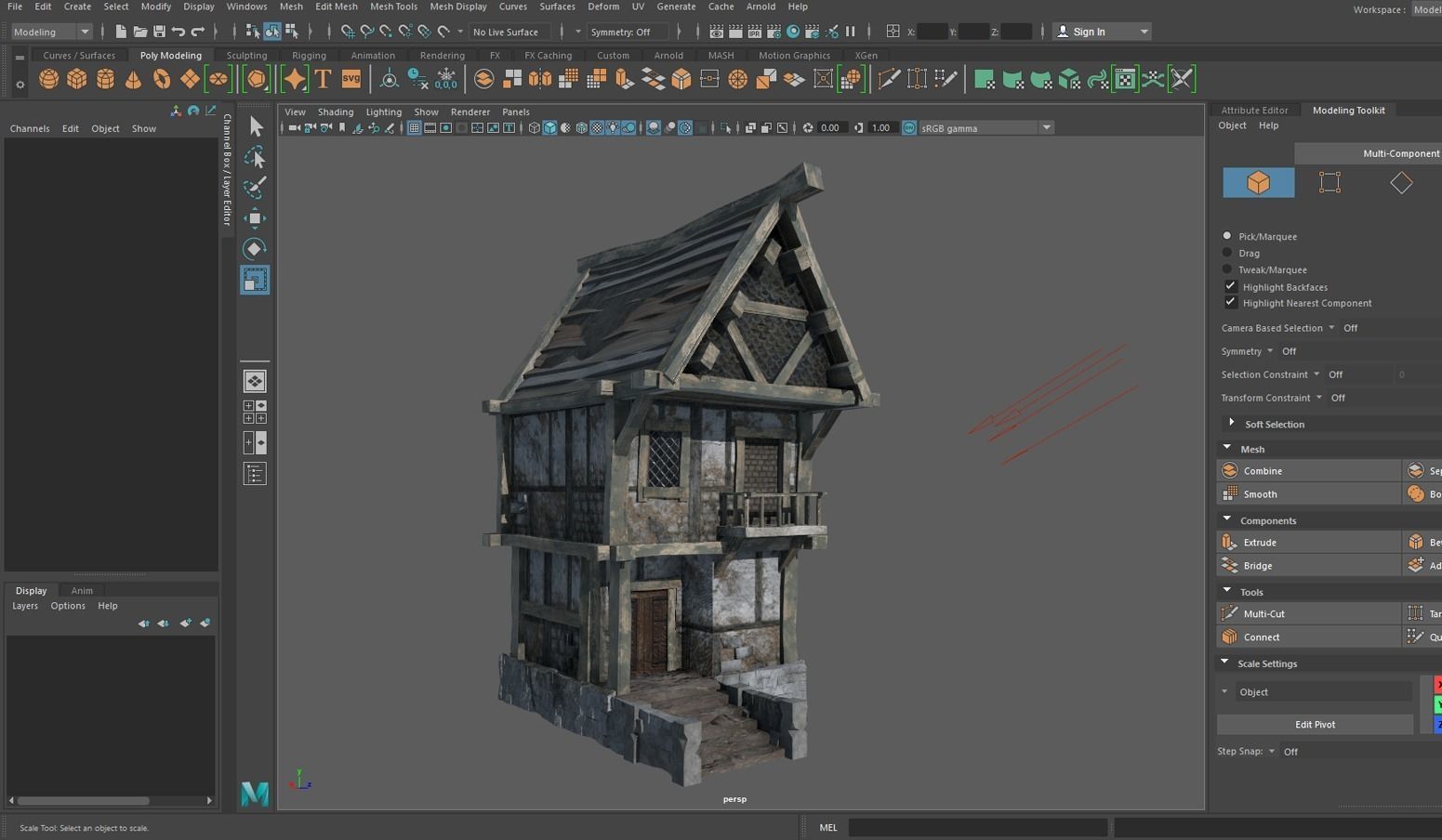 3D model Old Medieval Tavern VR / AR / low-poly | CGTrader
