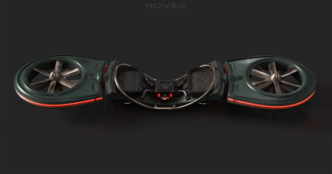 HOVERBOARD 3D model | CGTrader