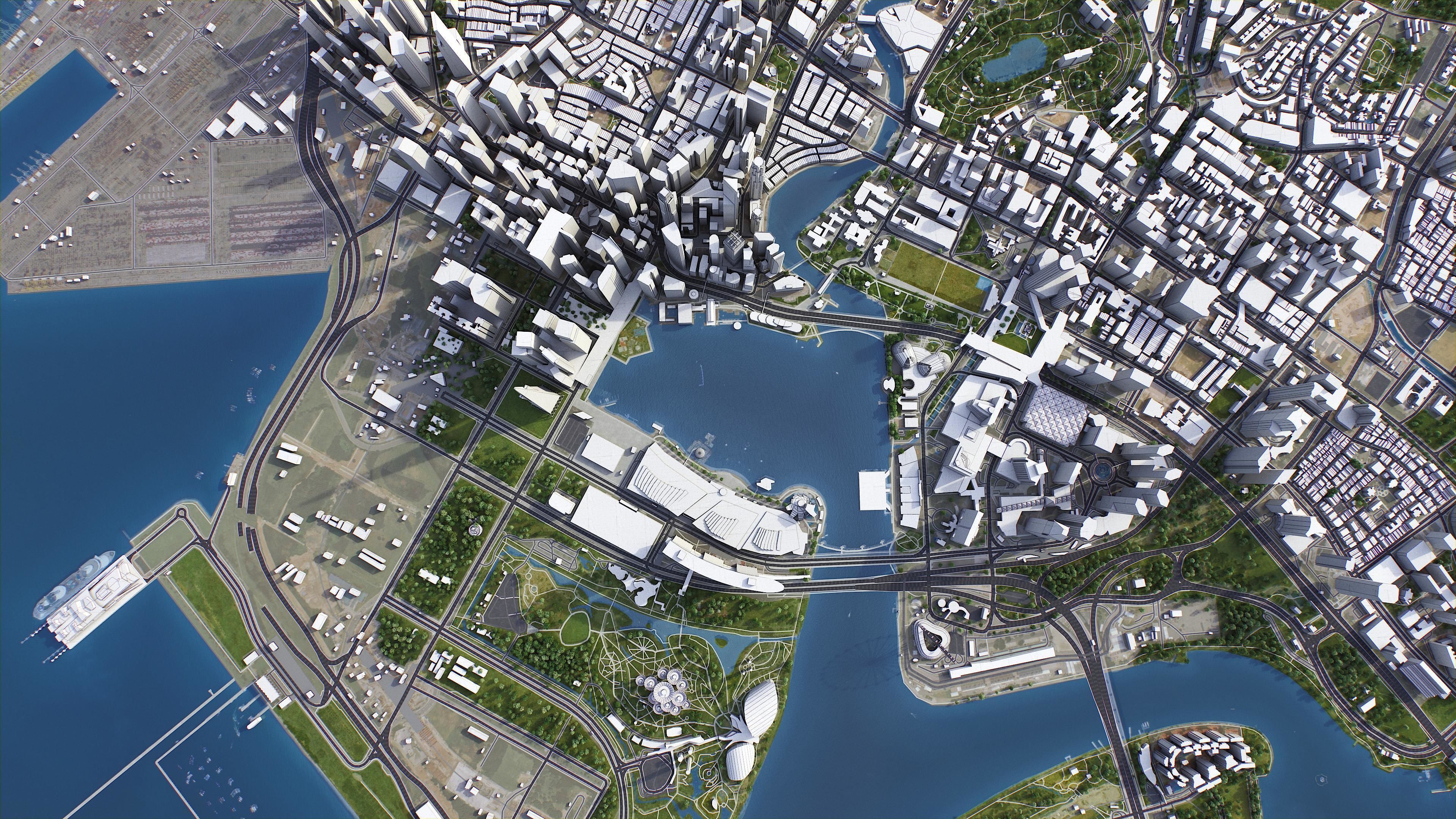 3D model Singapore VR / AR / low-poly | CGTrader