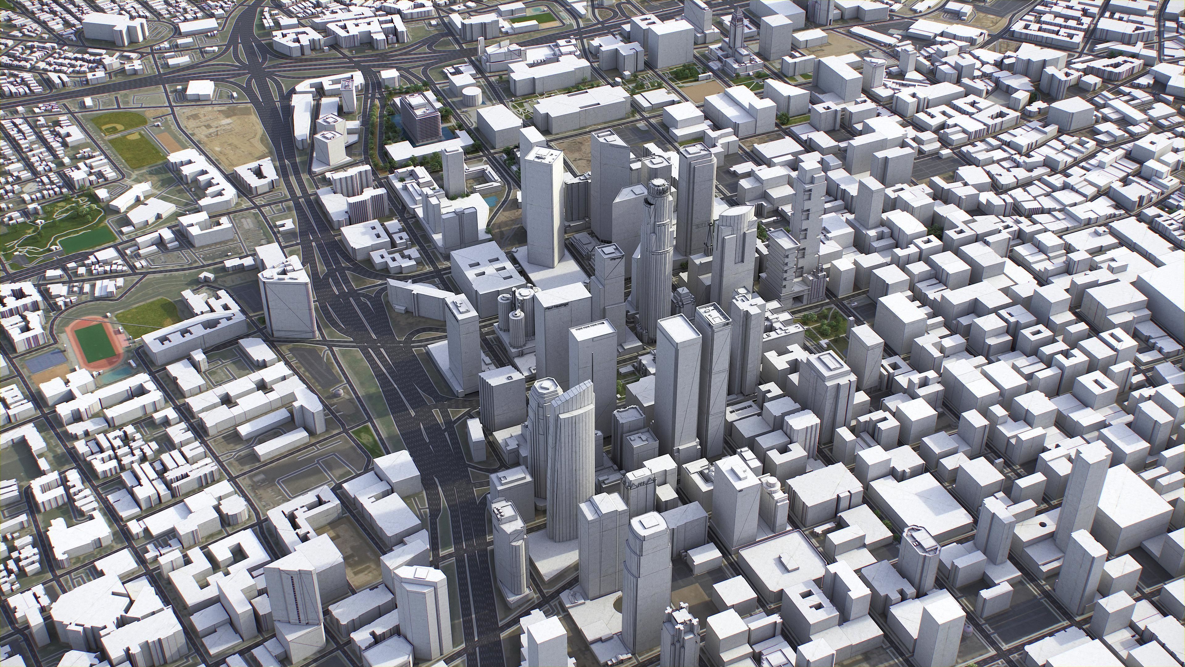 3D model Los Angeles VR / AR / low-poly | CGTrader