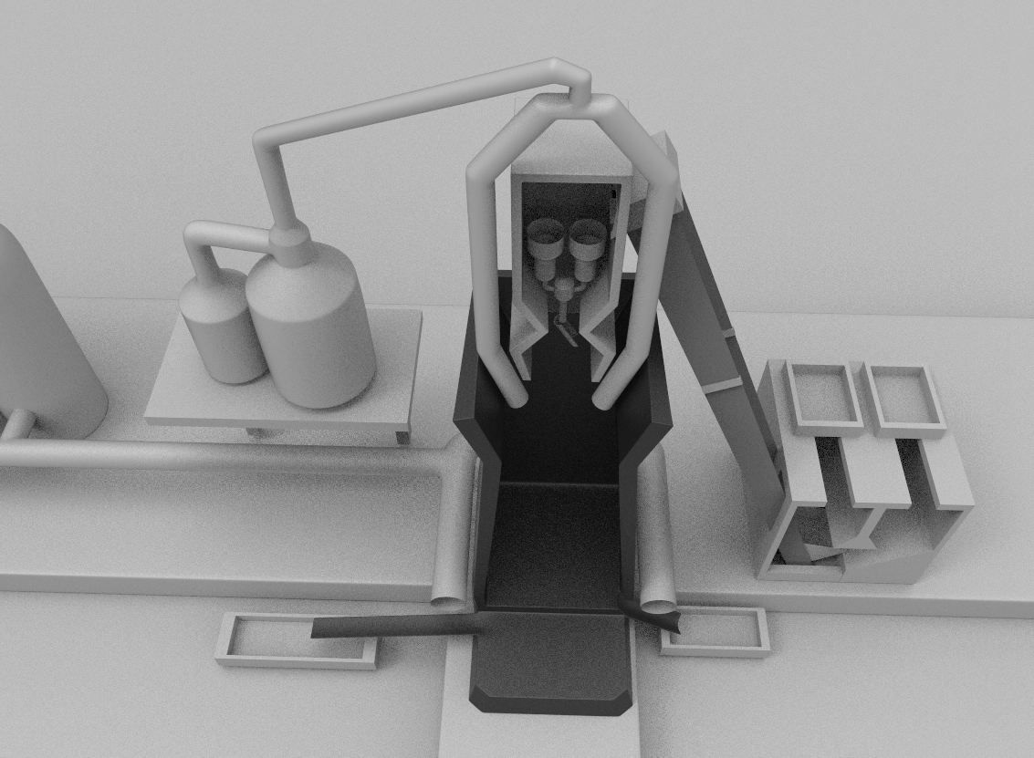 3D model Blast Furnace VR / AR / low-poly | CGTrader