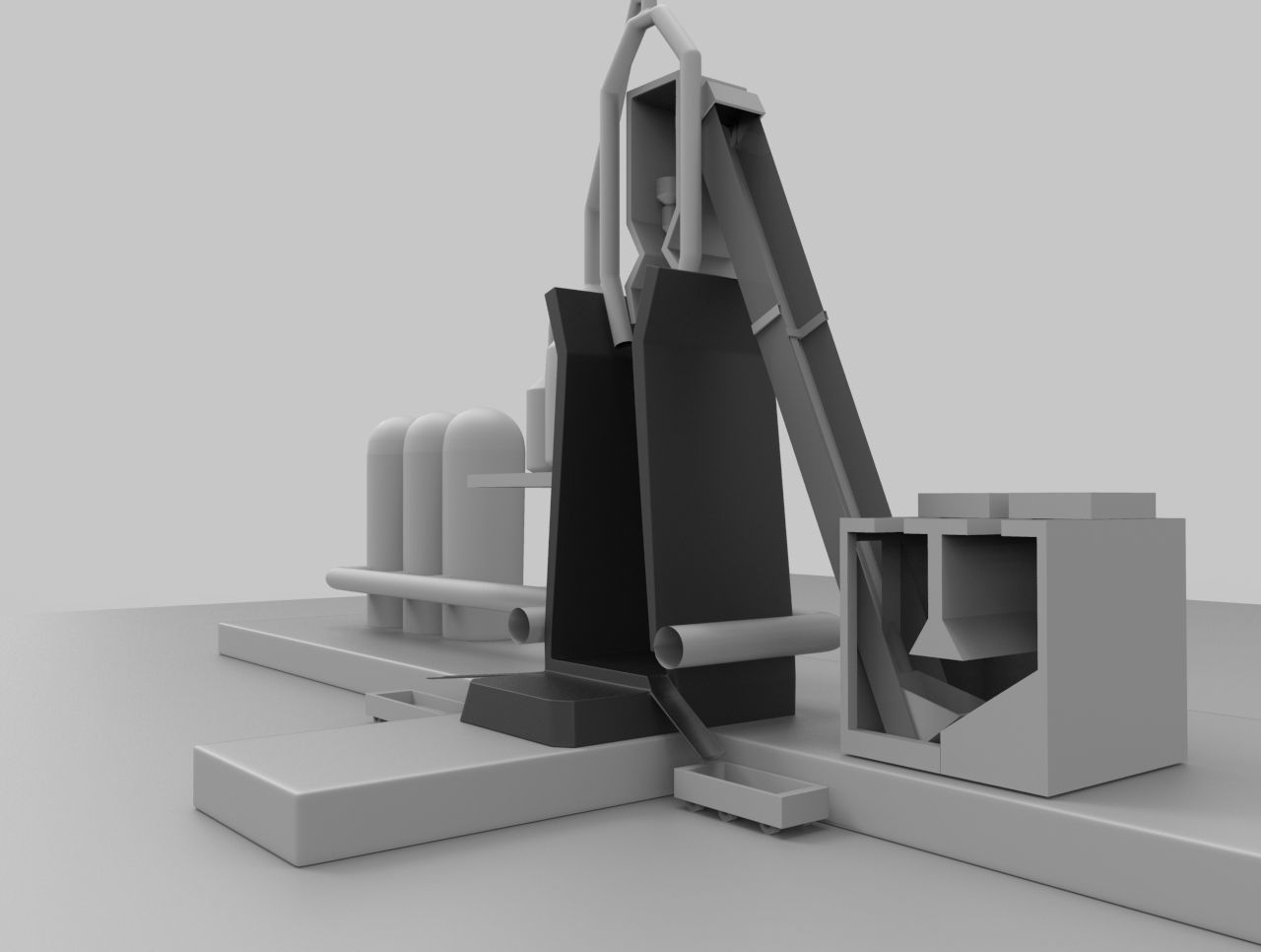 Blast Furnace 3d Animation