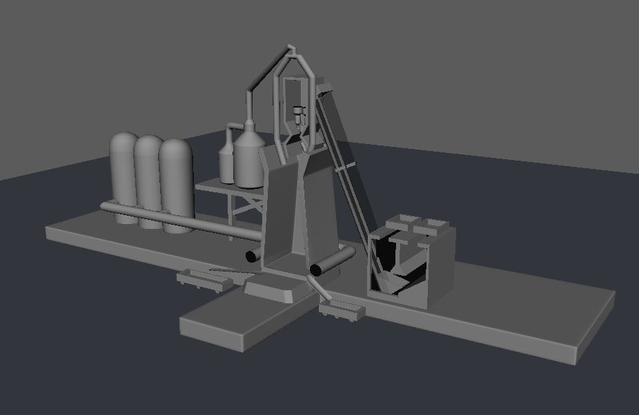 3D model Blast Furnace VR / AR / low-poly | CGTrader