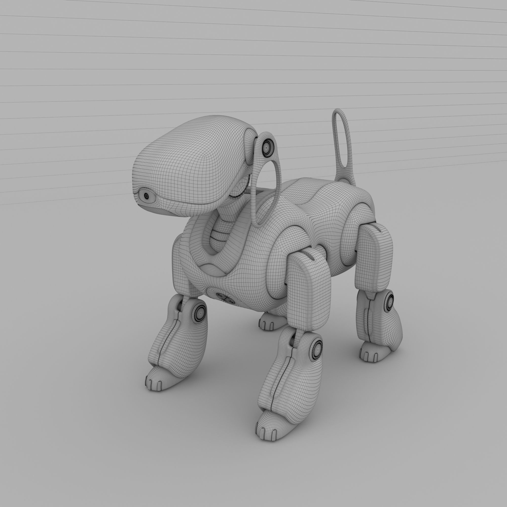 Robot Aibo from Sony 3D model | CGTrader