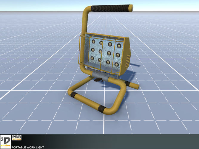 3D model Portable Work Light VR / AR / low-poly | CGTrader