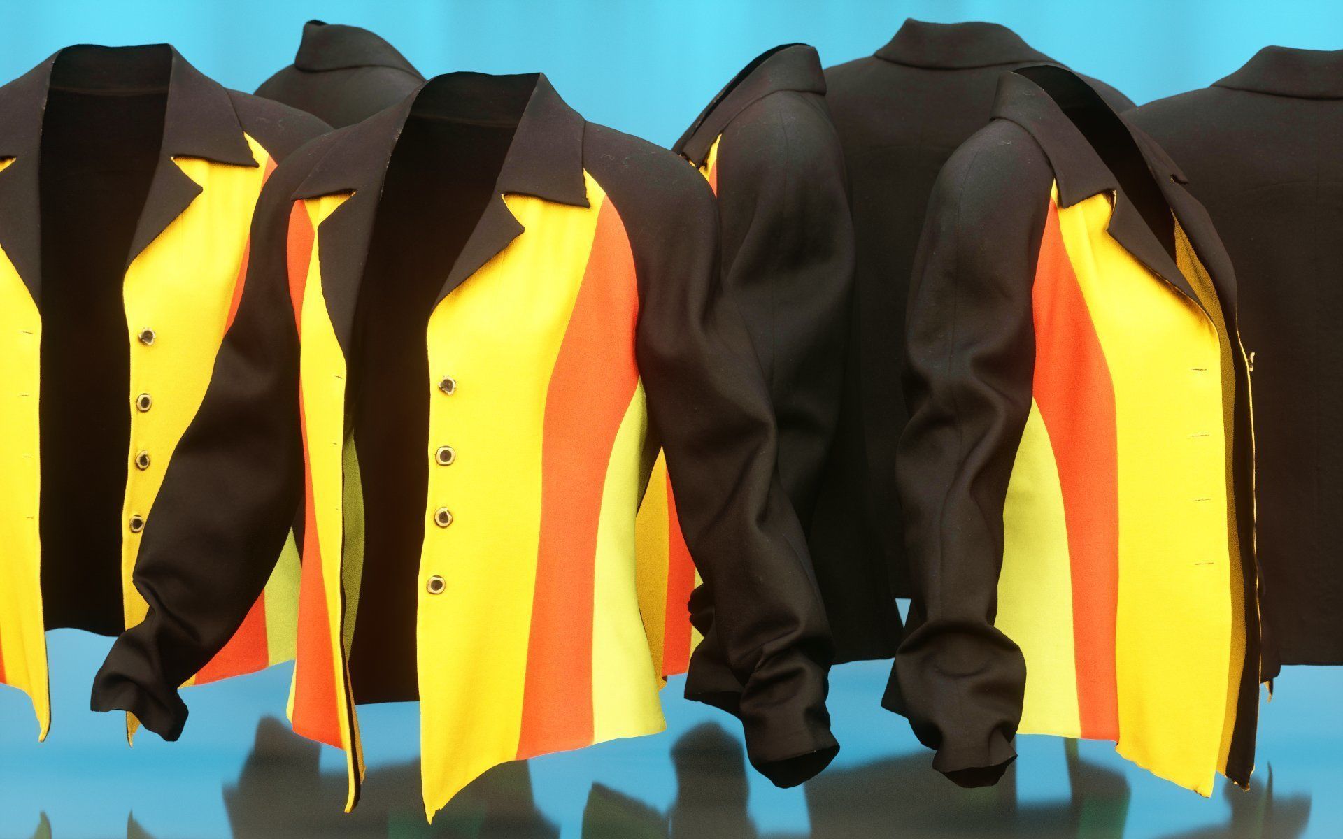 3D model Yellow Red Green Rasta Stylish Jacket VR / AR / low-poly ...