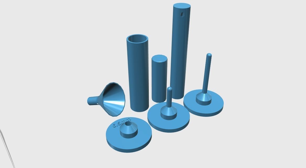 Rocket tooling kit 3D model 3D printable | CGTrader