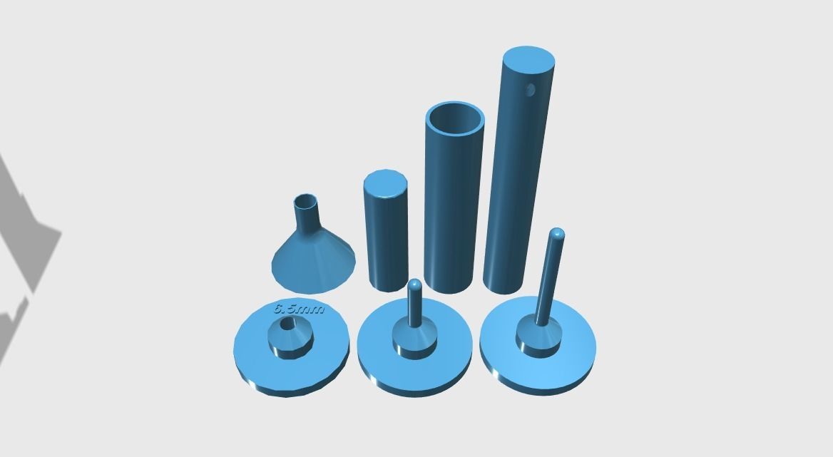 Rocket tooling kit 3D model 3D printable | CGTrader