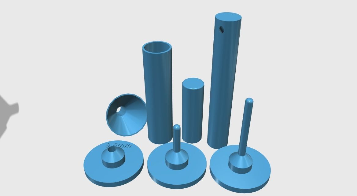 Rocket tooling kit 3D model 3D printable | CGTrader