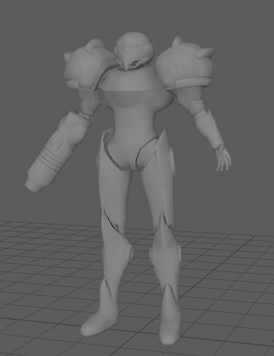 3D model Samus - Varia Suit VR / AR / low-poly rigged | CGTrader