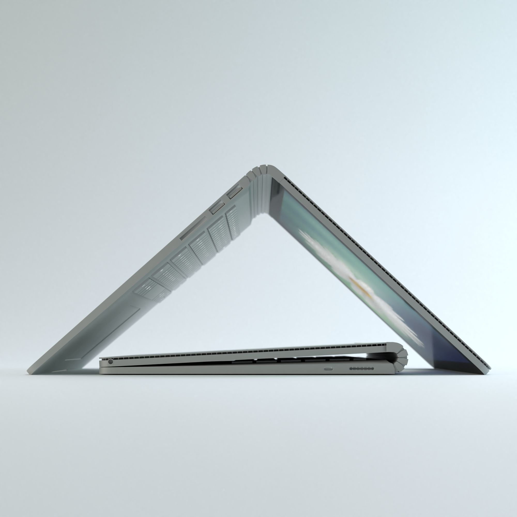 Surface Book 2 3D model | CGTrader