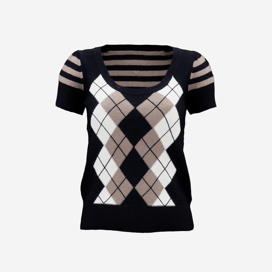 3D model Squares Lines Open Neck Pull Top VR / AR / low-poly | CGTrader