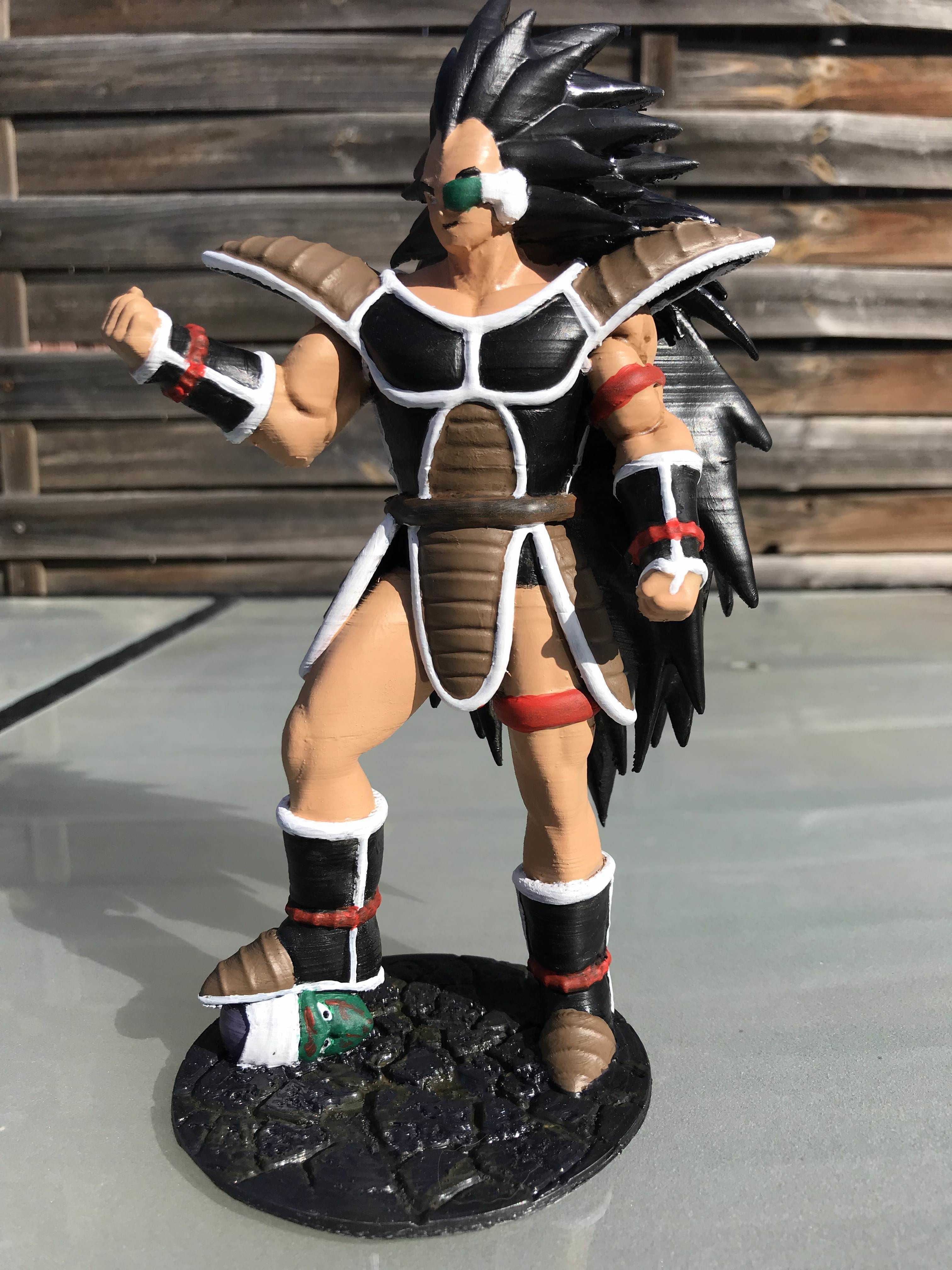 Raditz 3D print project chess game or Figurine 3D model 3D printable ...