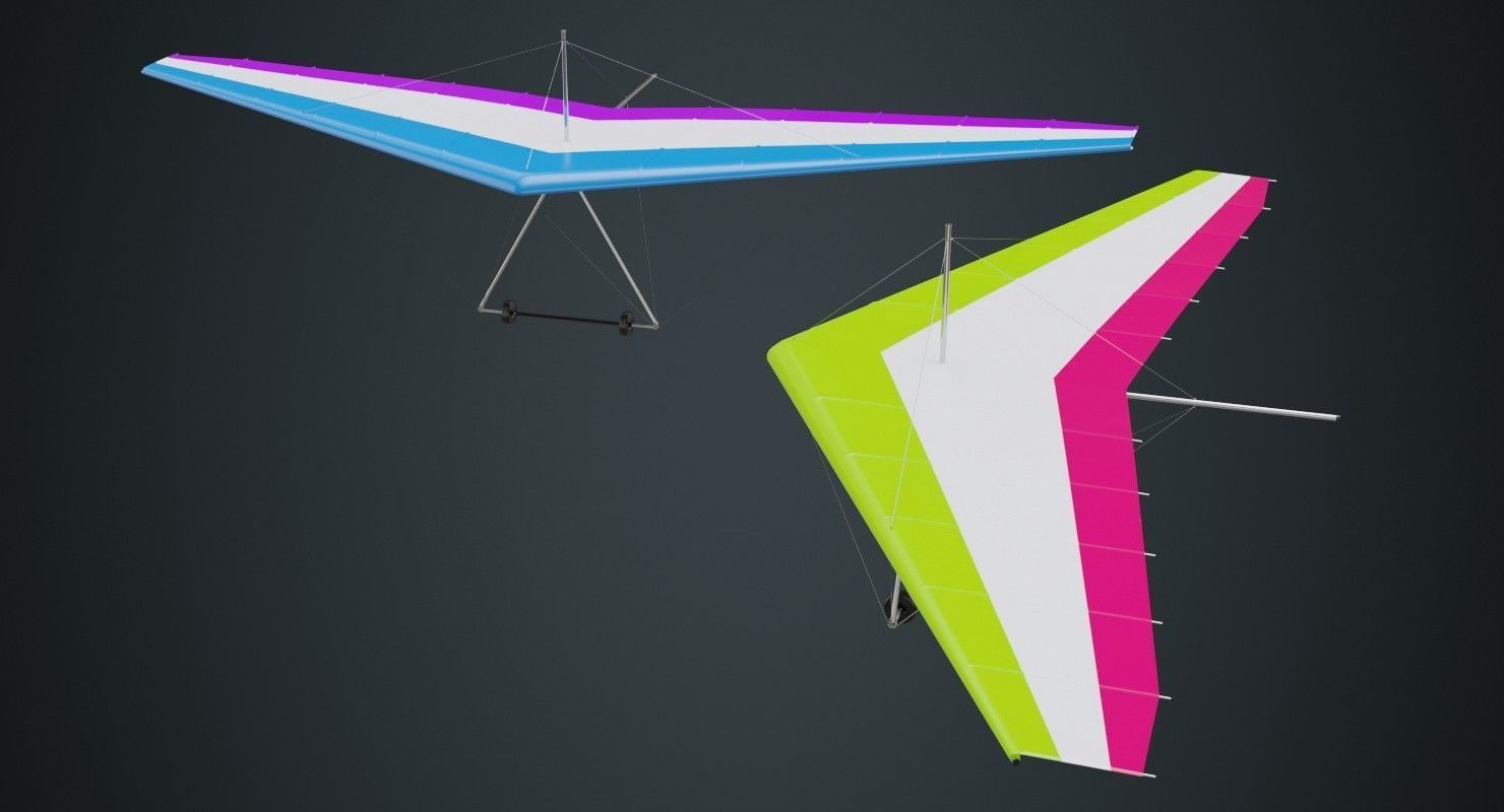 3D model Hang Glider 1A VR / AR / low-poly | CGTrader