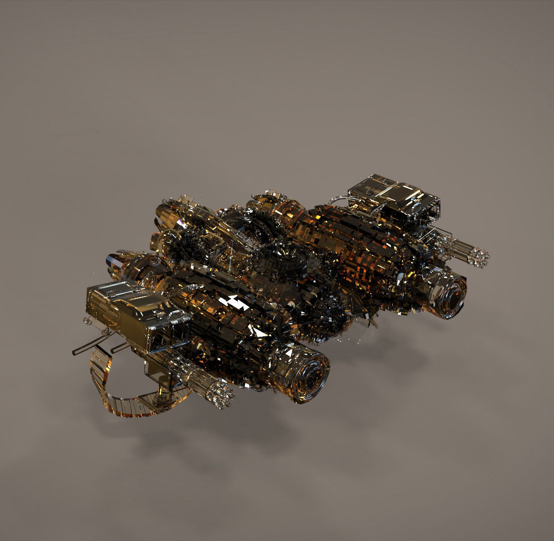 Wing Turret 3D model | CGTrader