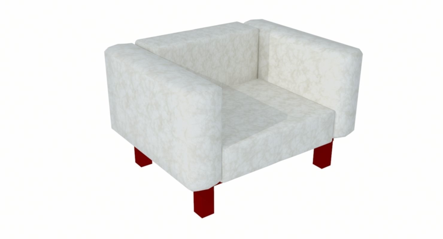 Low-poly loft armchair free VR / AR / low-poly 3D model | CGTrader