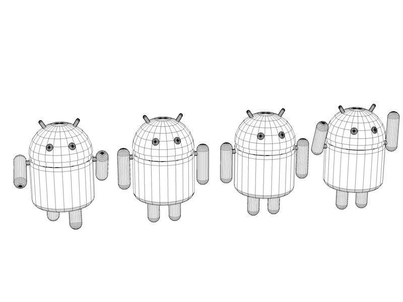 Android 3d logo 3D model | CGTrader