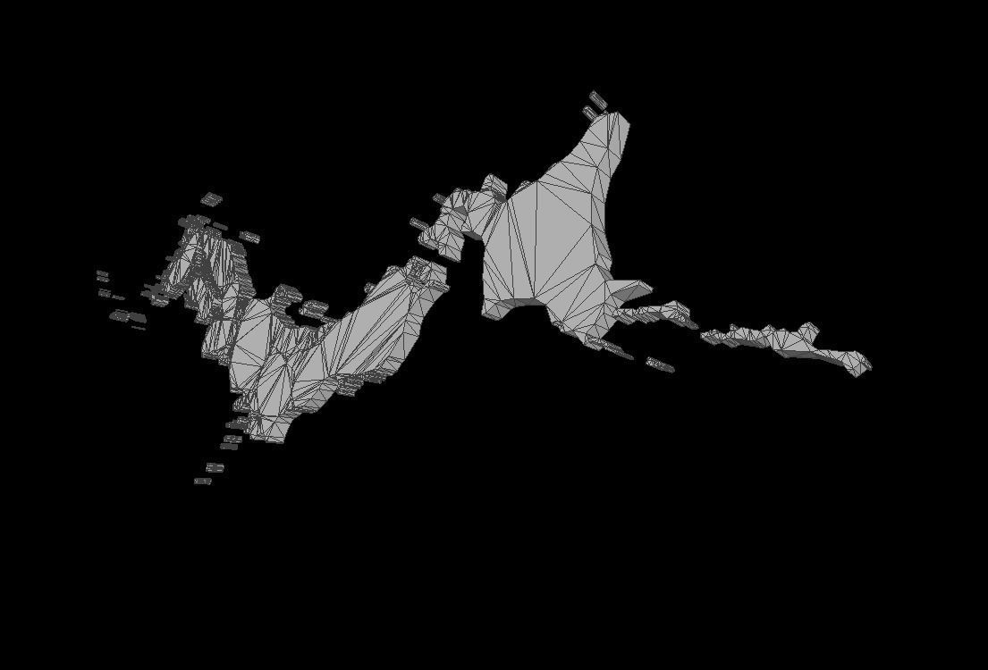 3D model Japan 3D Map with regions and 3D Map with prefectures VR / AR ...