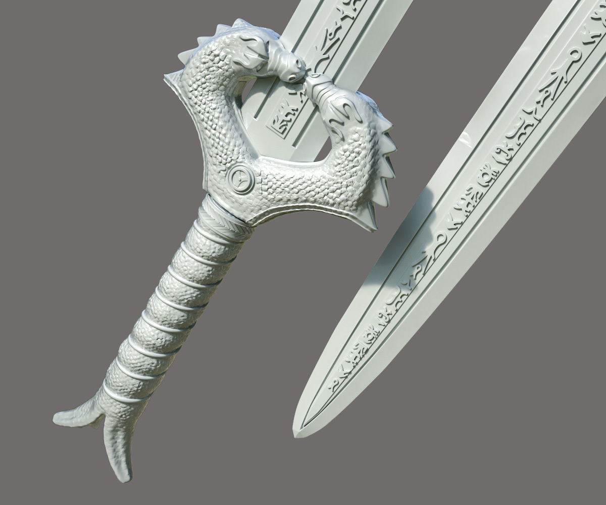 Wonder Woman Godkiller Sword 3D model 3D printable | CGTrader