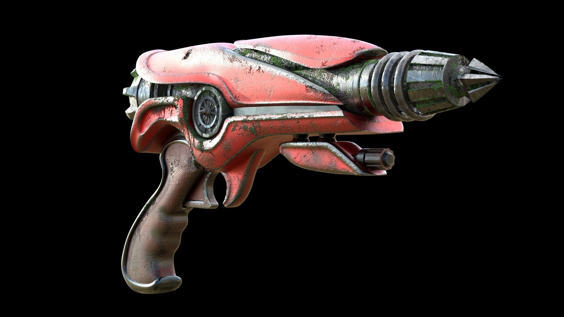 3D model Futuristic Raygun VR / AR / low-poly | CGTrader