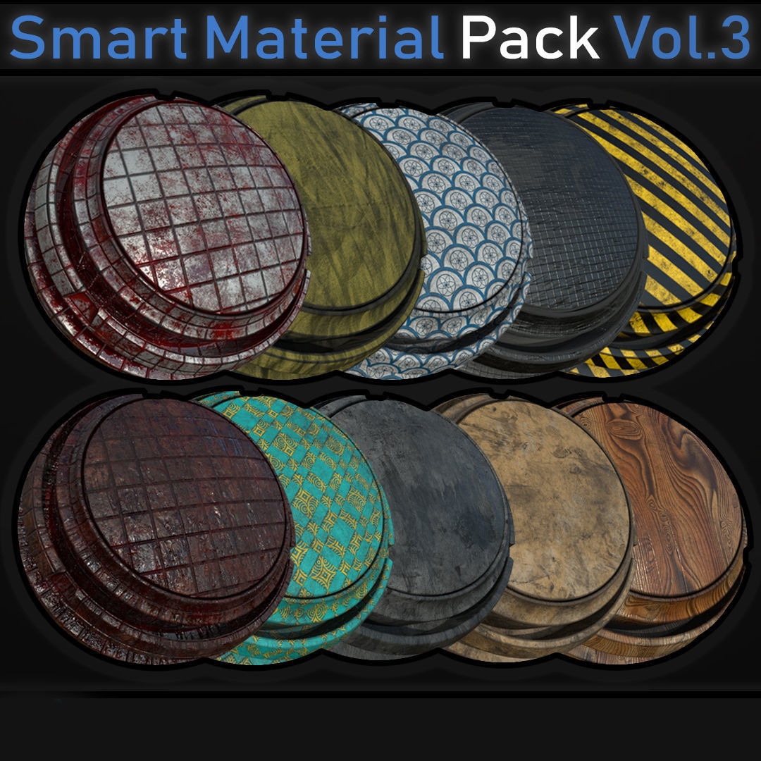 Smart Material Pack Vol 3 Texture | CGTrader