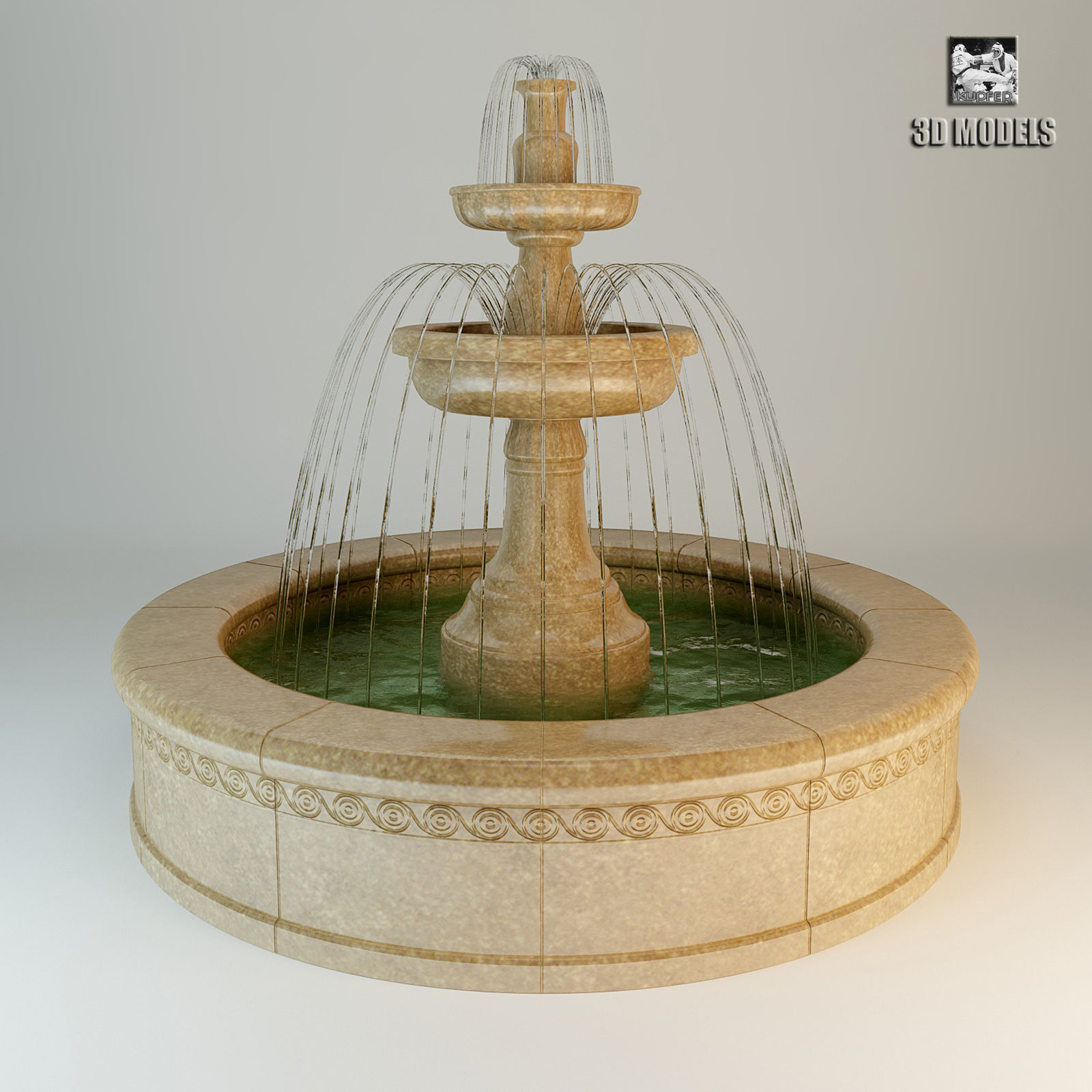 Classic Fontain 3D model | CGTrader
