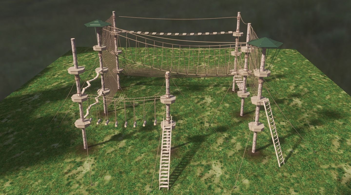 Adventure Park 3D model | CGTrader