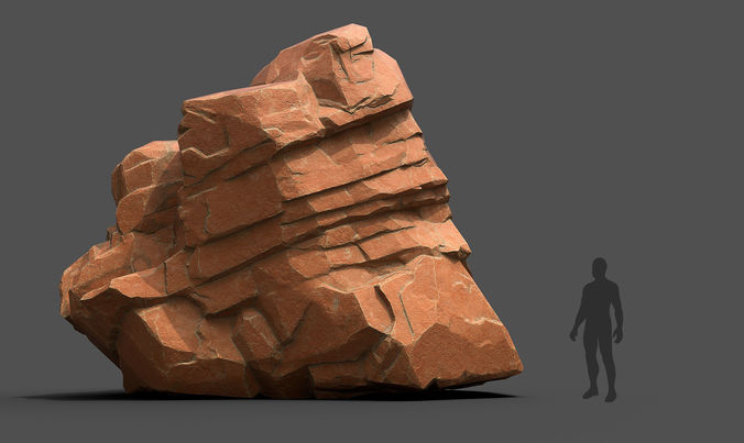 3D model Modular Rocks VR / AR / low-poly | CGTrader