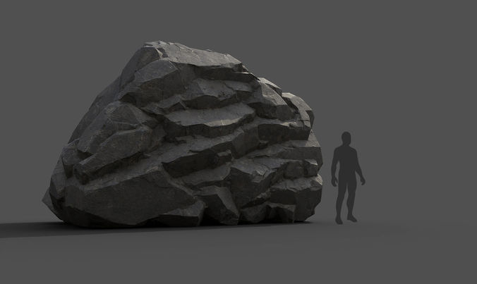 3D model Modular Rocks VR / AR / low-poly | CGTrader