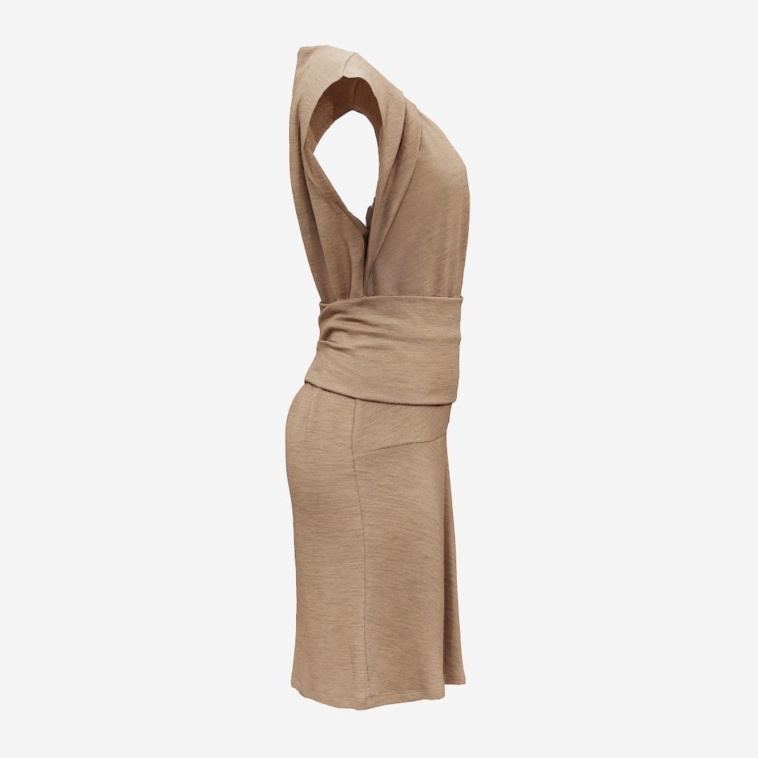 3D model Brown Tunic Dress VR / AR / low-poly | CGTrader