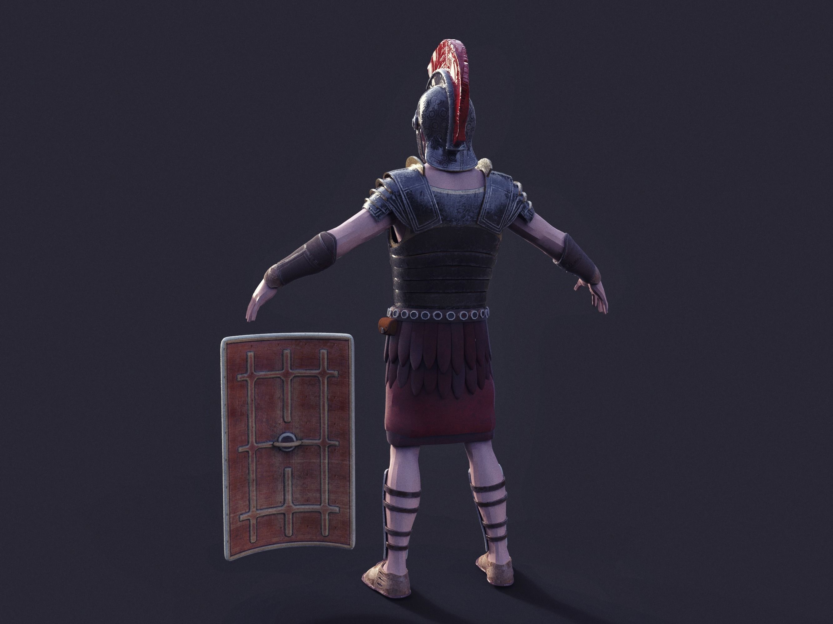 Roman Model soldier 3D model | CGTrader