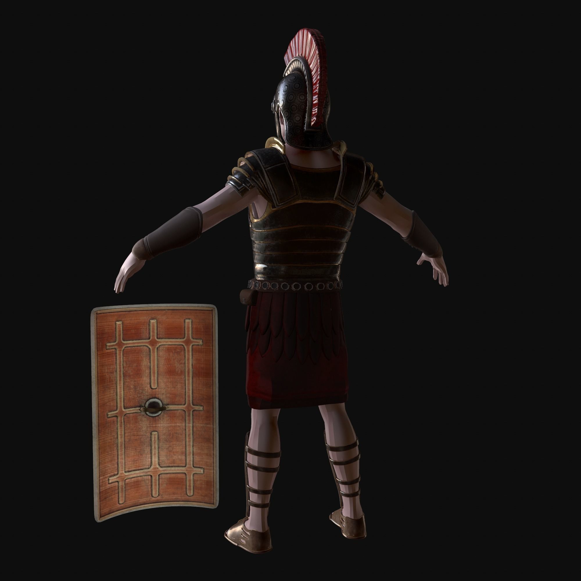 Roman Model soldier 3D model | CGTrader