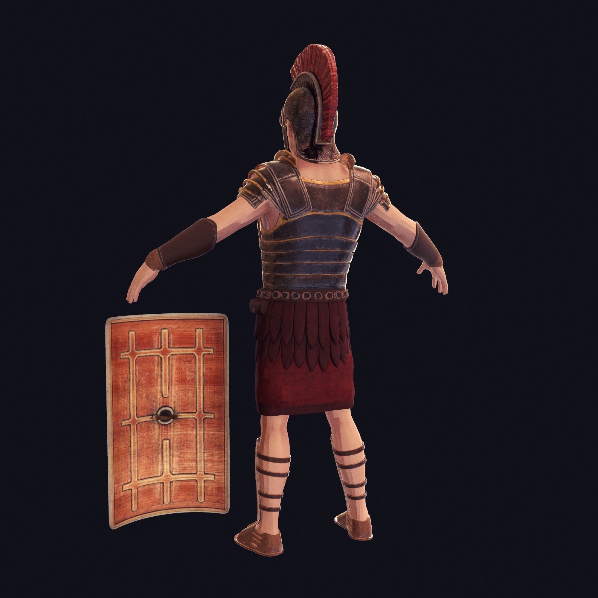 Roman Model soldier 3D model | CGTrader